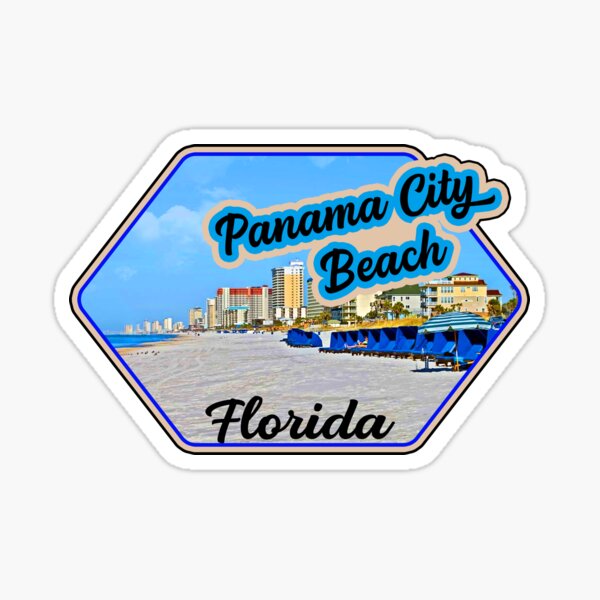 "Panama City Beach Florida PCB FL" Sticker for Sale by TravelTime ...