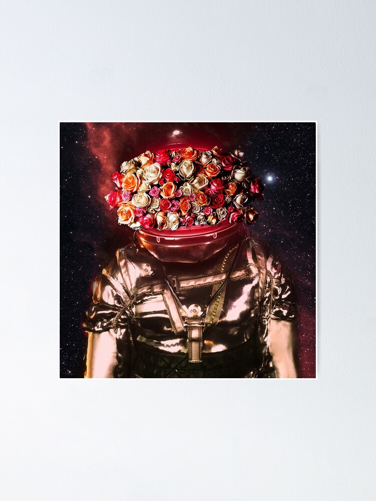 "Astronaut Spaced with Feelings - Space Collage Art" Poster for Sale by ...