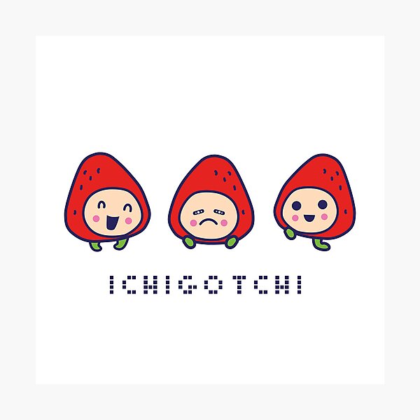 "ichigotchi tamagotchi" Photographic Print for Sale by quehorroroso ...