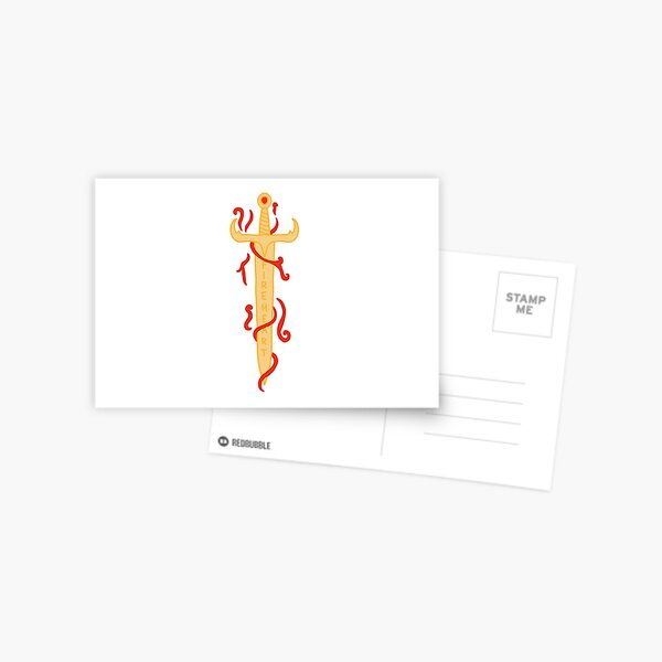 "Fireheart sword TOG merch " Postcard for Sale by MYDESIGNERSTYLE ...