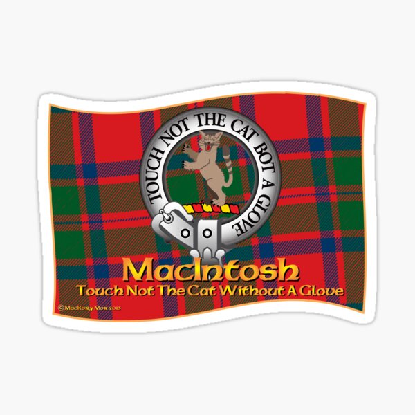 Macintosh Clan Sticker For Sale By Macrorymor Redbubble