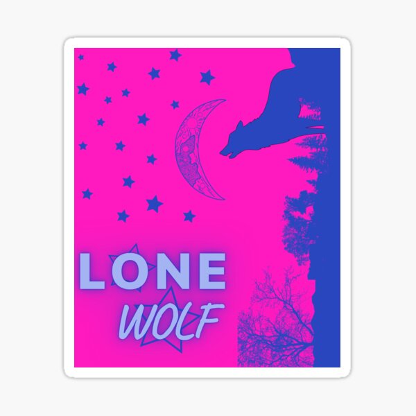 "LONE WOLF 5" Sticker by MOHAN-CHAND | Redbubble