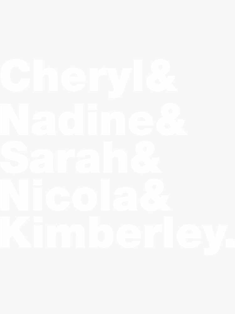 "Girls Aloud - Girl Group Name Design| Perfect Gift" Sticker by ...