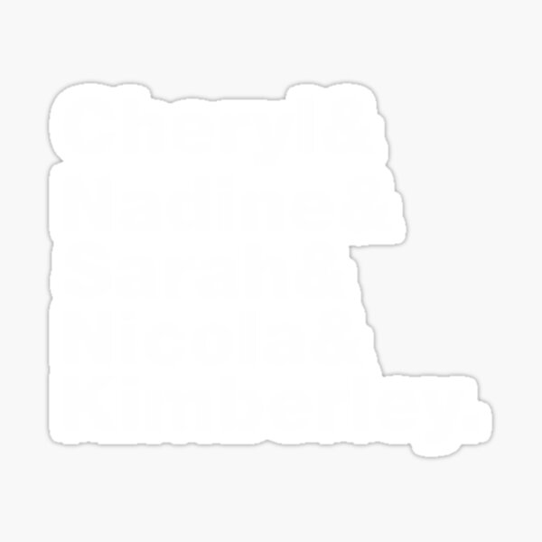 "Girls Aloud - Girl Group Name Design| Perfect Gift" Sticker by ...