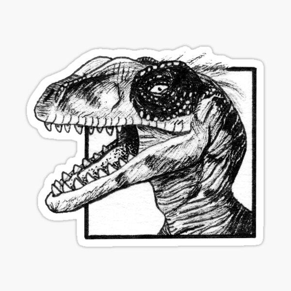 "Raptor" Sticker by claytonprell | Redbubble