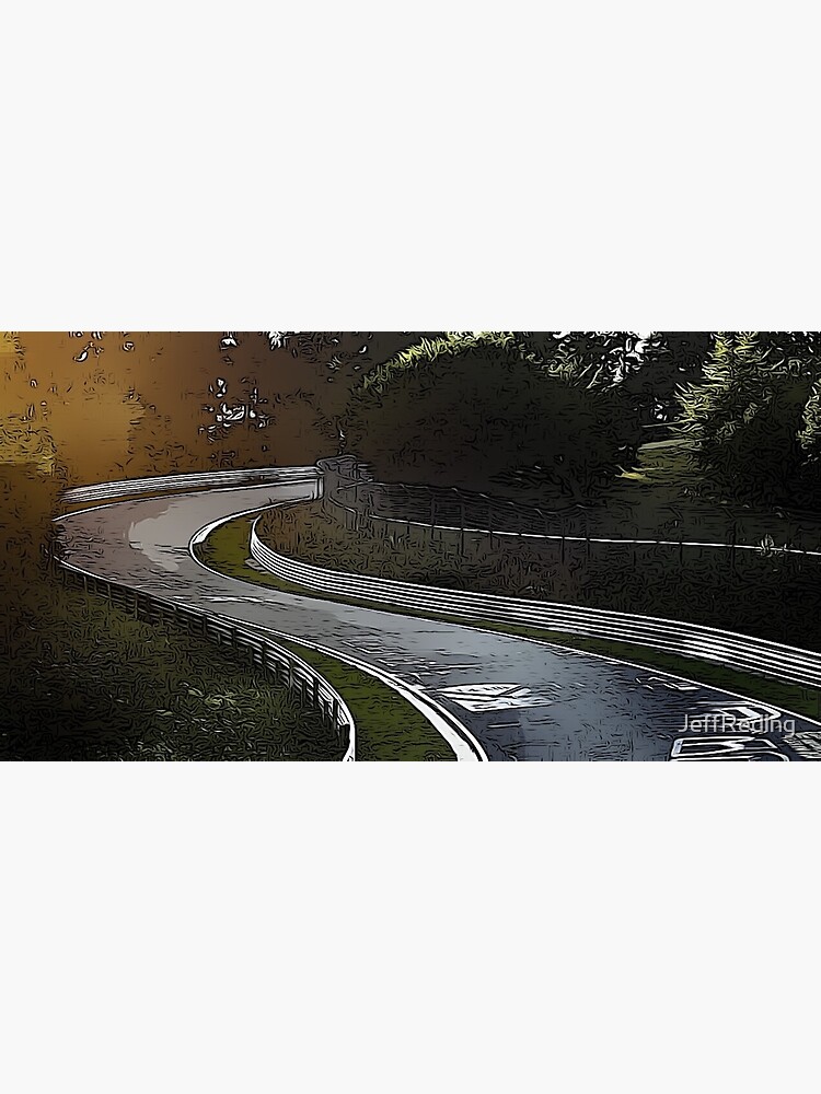 Nurburgring Nordschleife Brunnchen Corner Premium Matte Vertical Poster