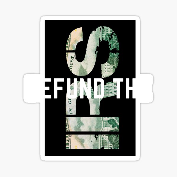 "Defund The IRS" Sticker by LifeIsGood9 | Redbubble