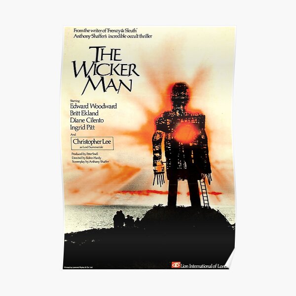 "UK "The Wicker Man" Film Poster" Poster for Sale by HorrorTheatre ...