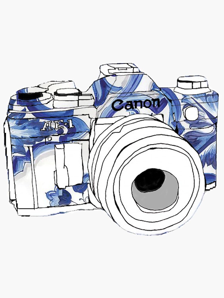 "Cannon camera" Sticker for Sale by Mgreenlee15 | Redbubble