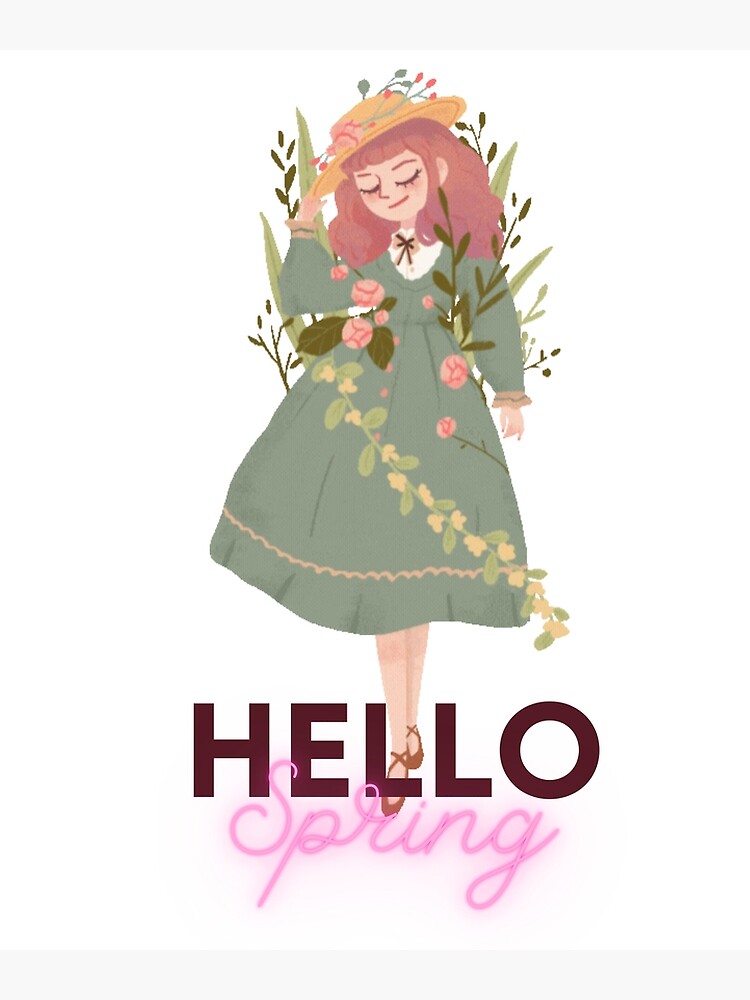 "Hello Spring 2022" Poster for Sale by kostellosart | Redbubble