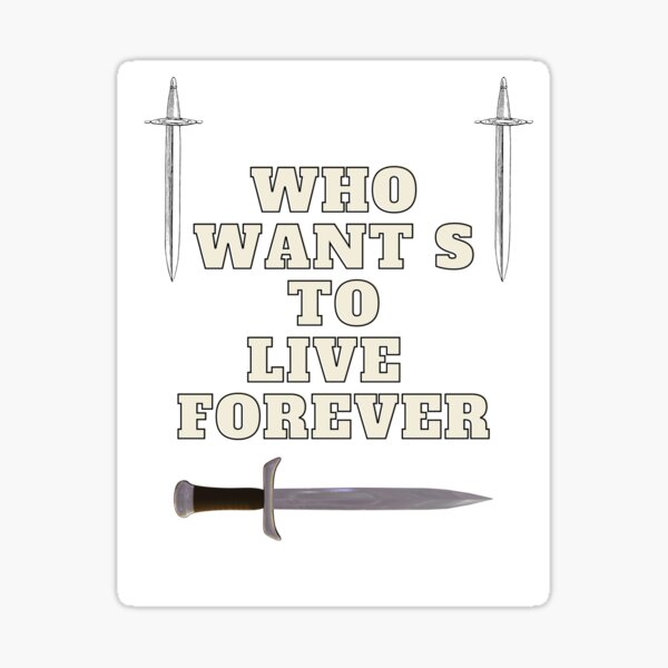 "HIGHLANDER" Sticker by Dogfood93 | Redbubble