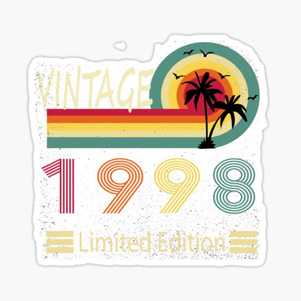 "Vintage 1998 Limited Edition - 1998 Birthday 24th Birthday Gift ...