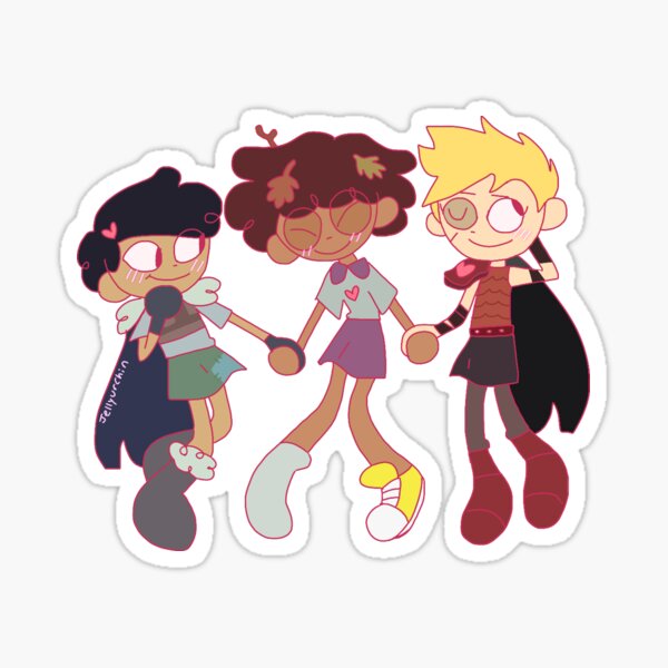 "calamity trio" Sticker by jellyurchin | Redbubble