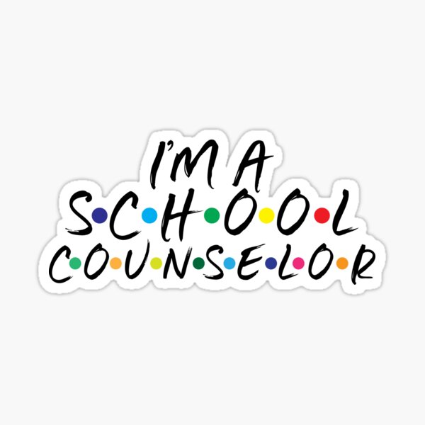 "Im A School Counselor" Sticker by TooFlyDesign | Redbubble