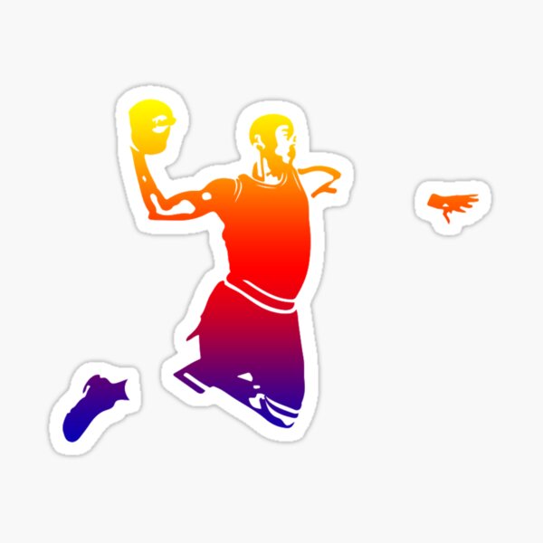 "Basketball dunk illustration" Sticker for Sale by DZ-Merch | Redbubble