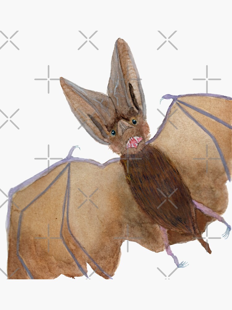 "Vampire Bat" Sticker for Sale by WhisperingRaven | Redbubble