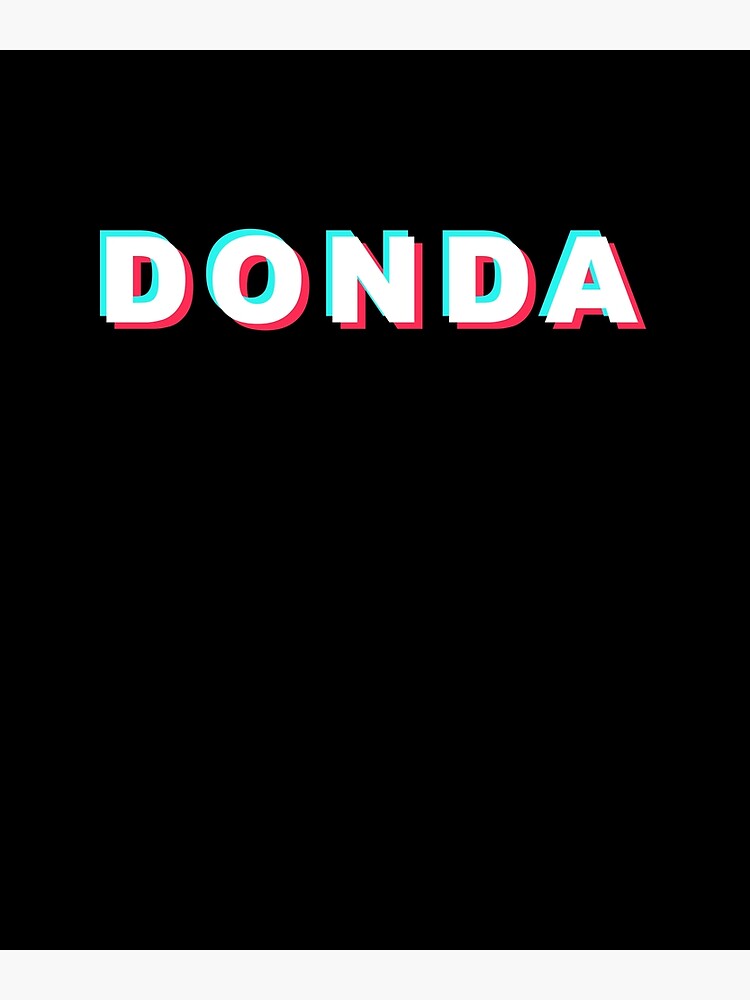 "DONDA KANYE WEST DISCOGRAPHY" Poster for Sale by Redprofessional ...