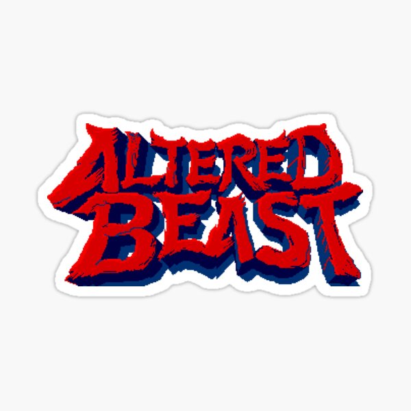 "Alternate Altered Beast" Sticker for Sale by pixeltogs | Redbubble