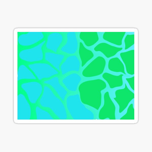 "Blue and Green Gradient - Decorative Gradient Design " Sticker by ...
