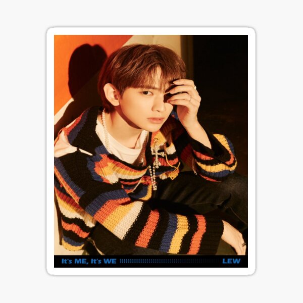 "Tempest Kpop - LEW (루)" Sticker by LexyShop | Redbubble