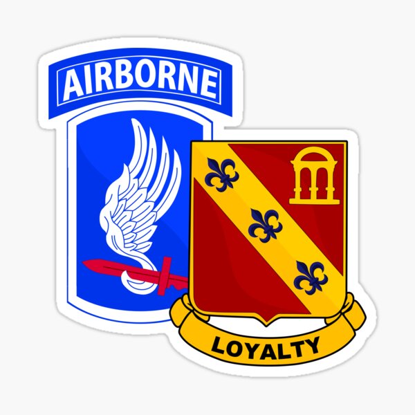 "173rd Airborne - 4-319th" Sticker for Sale by MilitaryVetShop | Redbubble