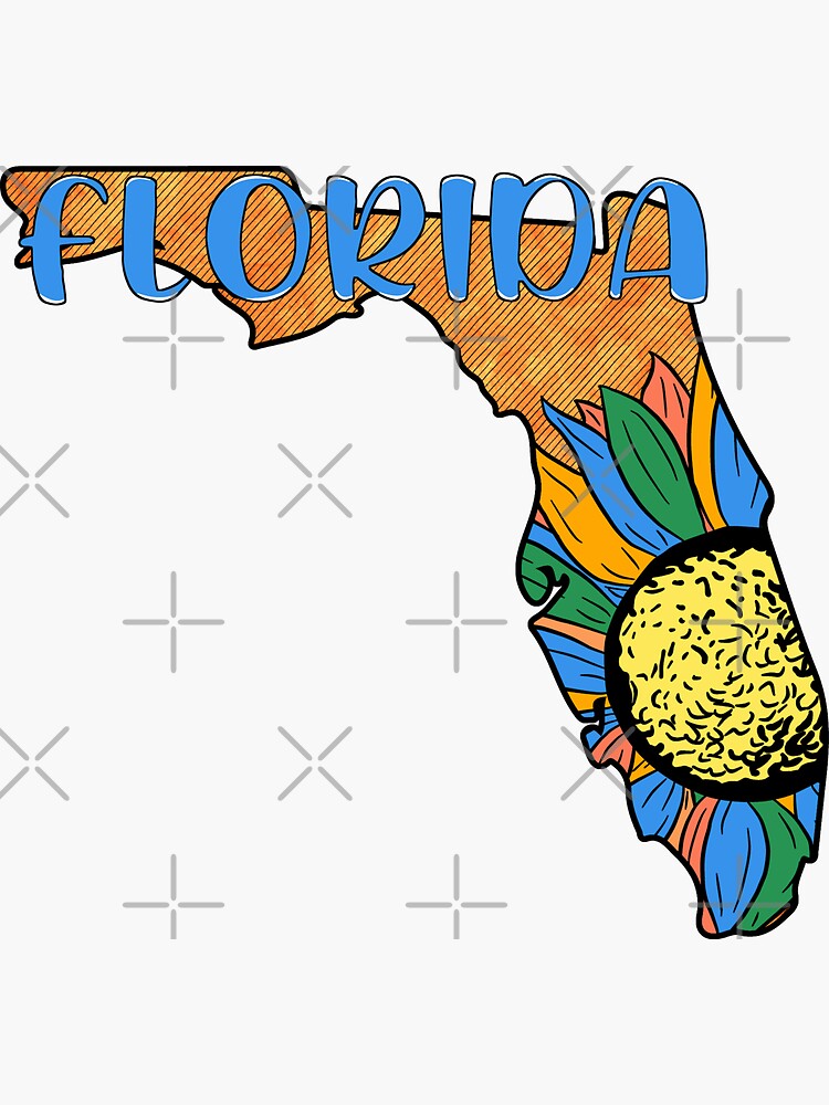 "Florida" Sticker by SuuZke | Redbubble