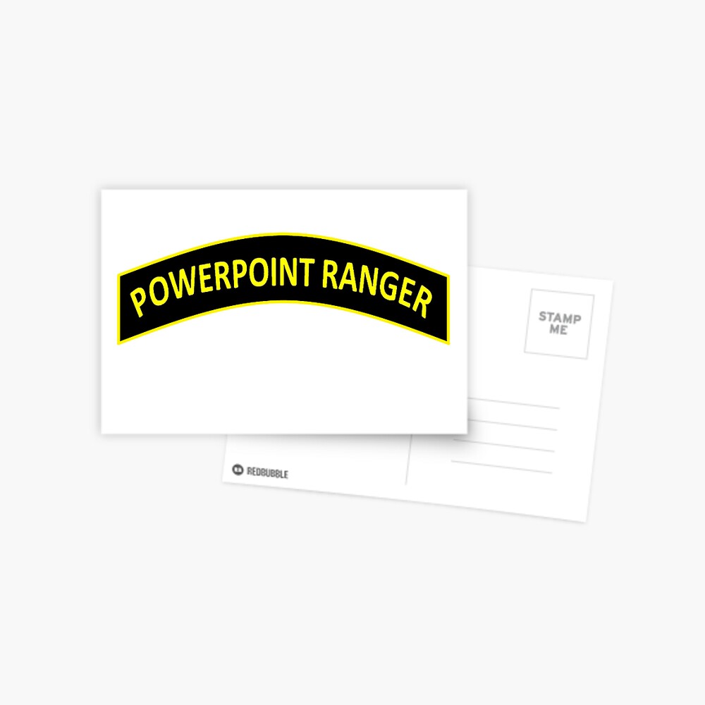 "PowerPoint Ranger Tab" Sticker for Sale by BENSMITH34 | Redbubble