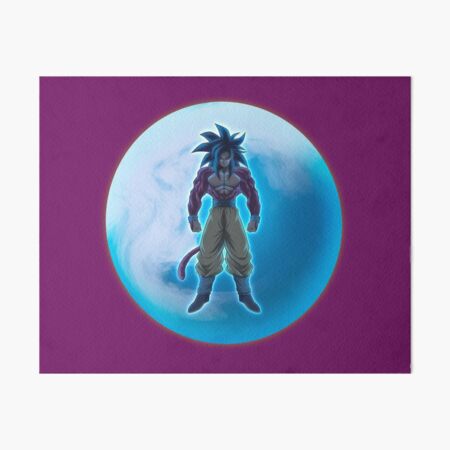 "Super Saiyan 4 Goku Moon Redraw Dragonball GT" Art Board Print by ...