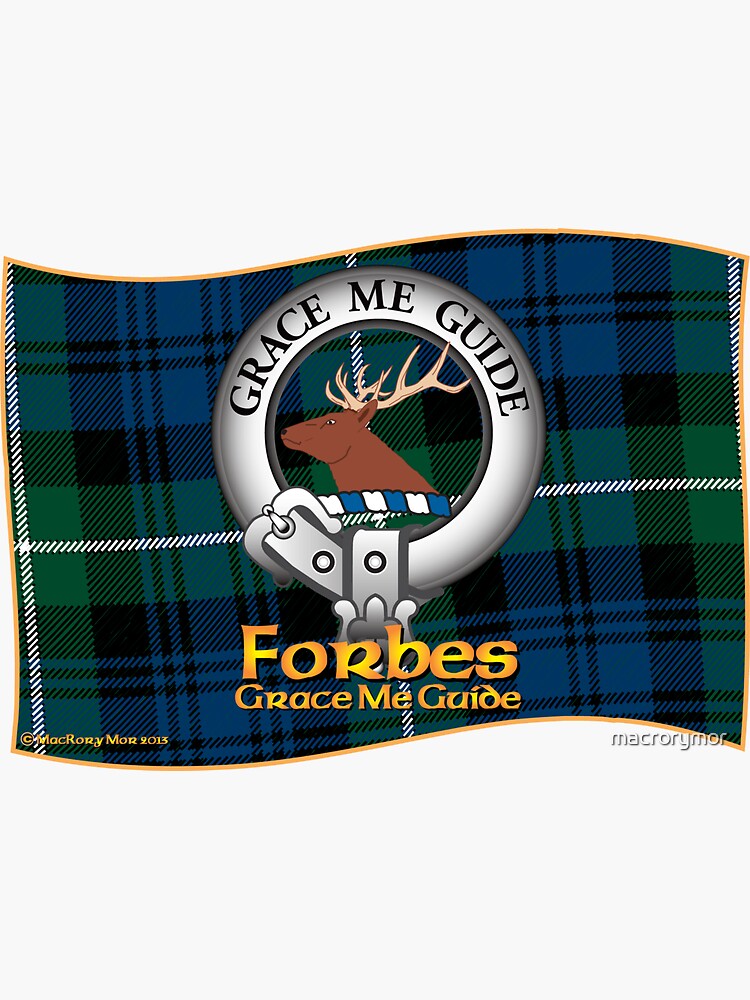 "Forbes Clan" Sticker by macrorymor | Redbubble