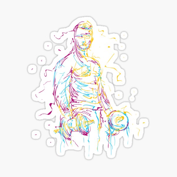 "Bodybuilding Fitness Gym Crossfit" Sticker by ABLGSTORE | Redbubble