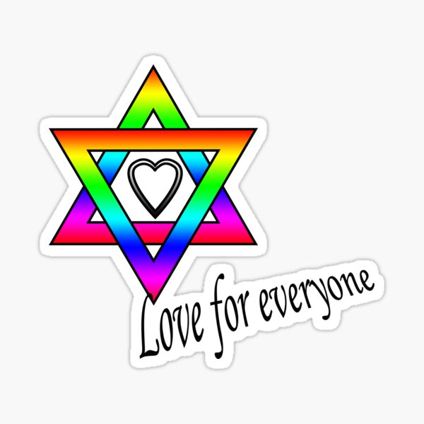 "Love for everybody" Sticker by Loladoka | Redbubble