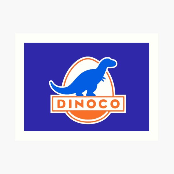 "Dinoco Logo - Classic Gas Station " Art Print by shaz3buzz2 | Redbubble