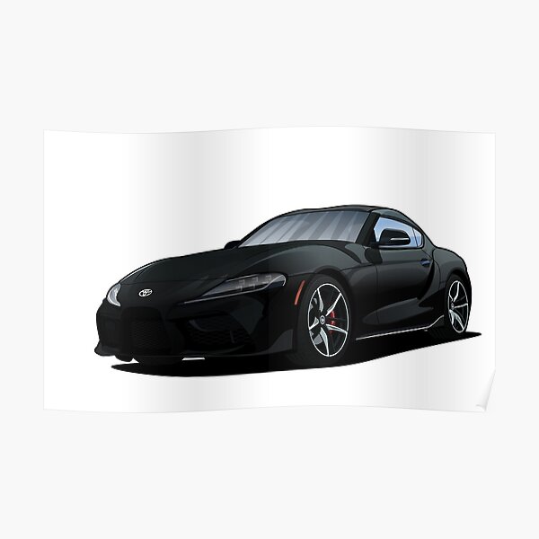 "Supra MK5 Series Car Slap Sticker" Poster for Sale by zero260 | Redbubble