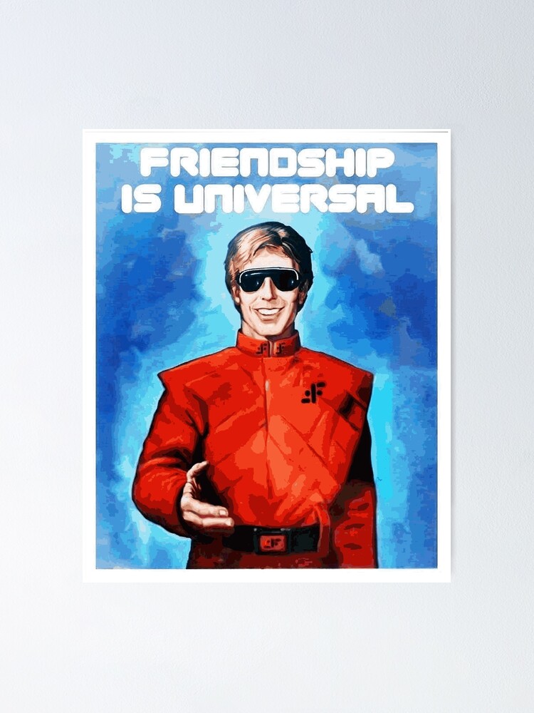 "V Visitor Alien Movie Film Poster Friendship is Universal" Poster by ...