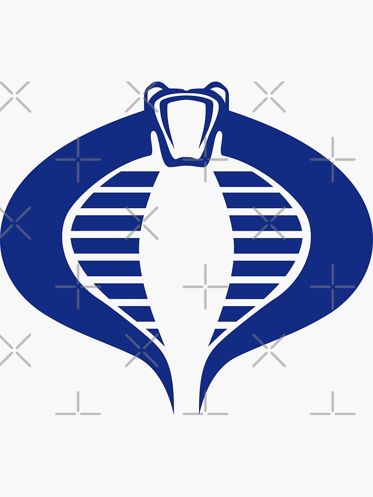 "Cobra Snow Serpent Logo" Sticker by aliberalino | Redbubble