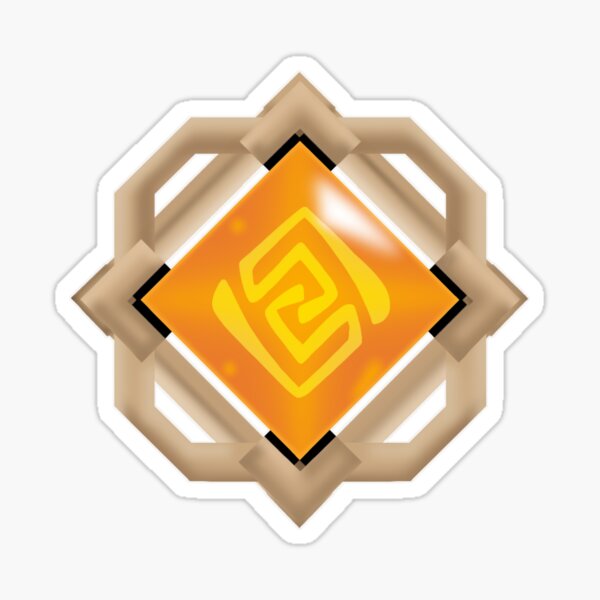 "Liyue Geo Vision" Sticker by HaarlenDraws | Redbubble