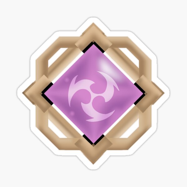 "Liyue Electro Vision" Sticker for Sale by HaarlenDraws | Redbubble