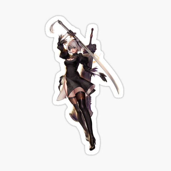 "2B - Nier Automata " Sticker for Sale by AslanToledo | Redbubble