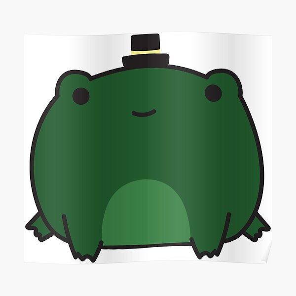"top hat frog" Poster for Sale by alyssaseims | Redbubble