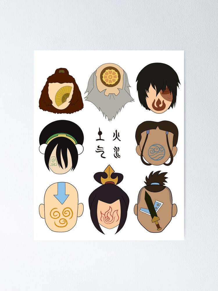 "Avatar Symbols" Poster for Sale by leericart | Redbubble