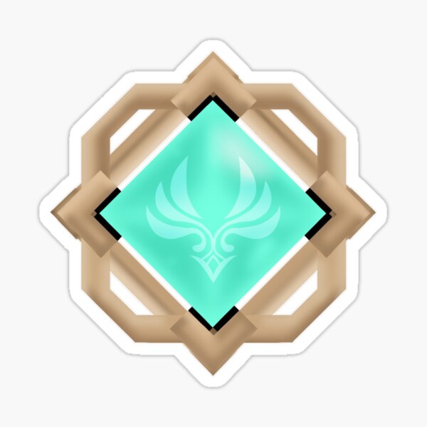 "Liyue Anemo Vision" Sticker by HaarlenDraws | Redbubble
