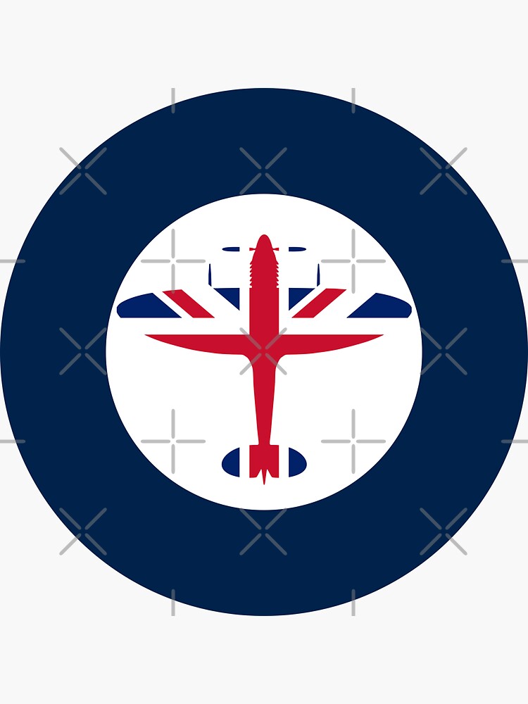 "Roundel Type A Union Jack Spitfire" Sticker for Sale by SpitfireLew ...