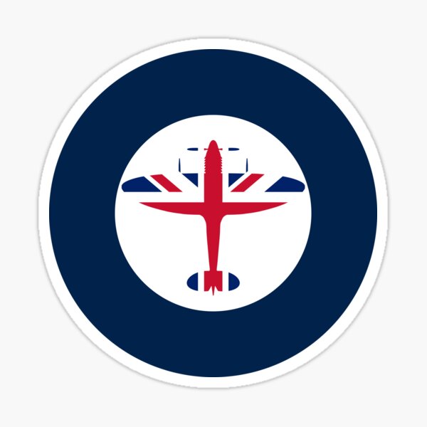 "Roundel Type A Union Jack Spitfire" Sticker for Sale by SpitfireLew ...