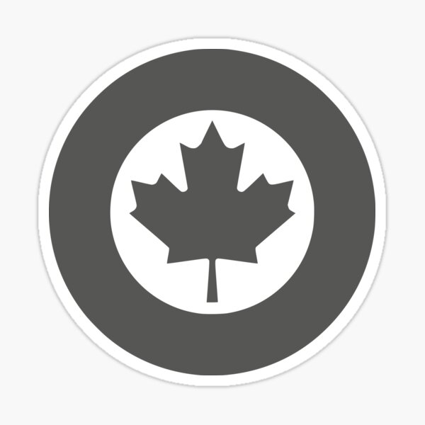 "RCAF Roundel Low Vis" Sticker by SpitfireLew | Redbubble