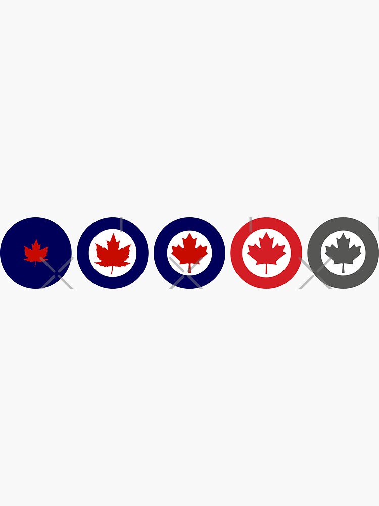 "RCAF Roundels" Sticker for Sale by SpitfireLew | Redbubble
