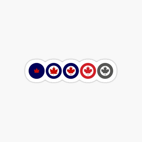 "RCAF Roundels" Sticker for Sale by SpitfireLew | Redbubble