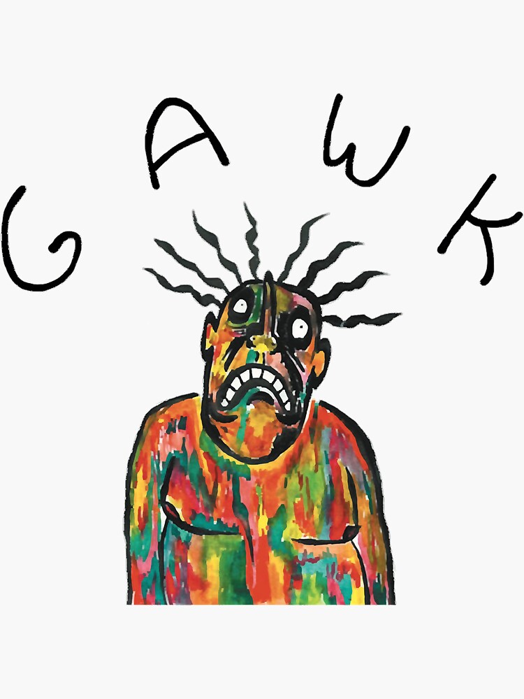 "Vundabar Gawk Album Cover Art" Sticker by Baeutyrh67 | Redbubble