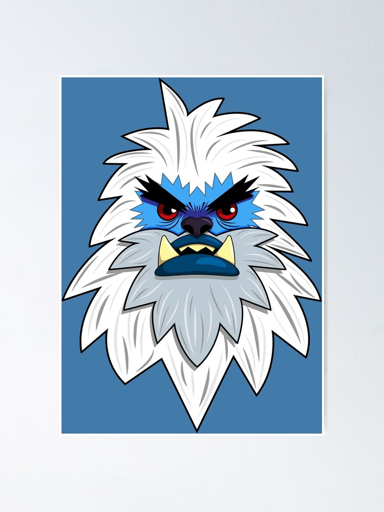 "Yeti Head" Poster for Sale by stevenselbyart | Redbubble