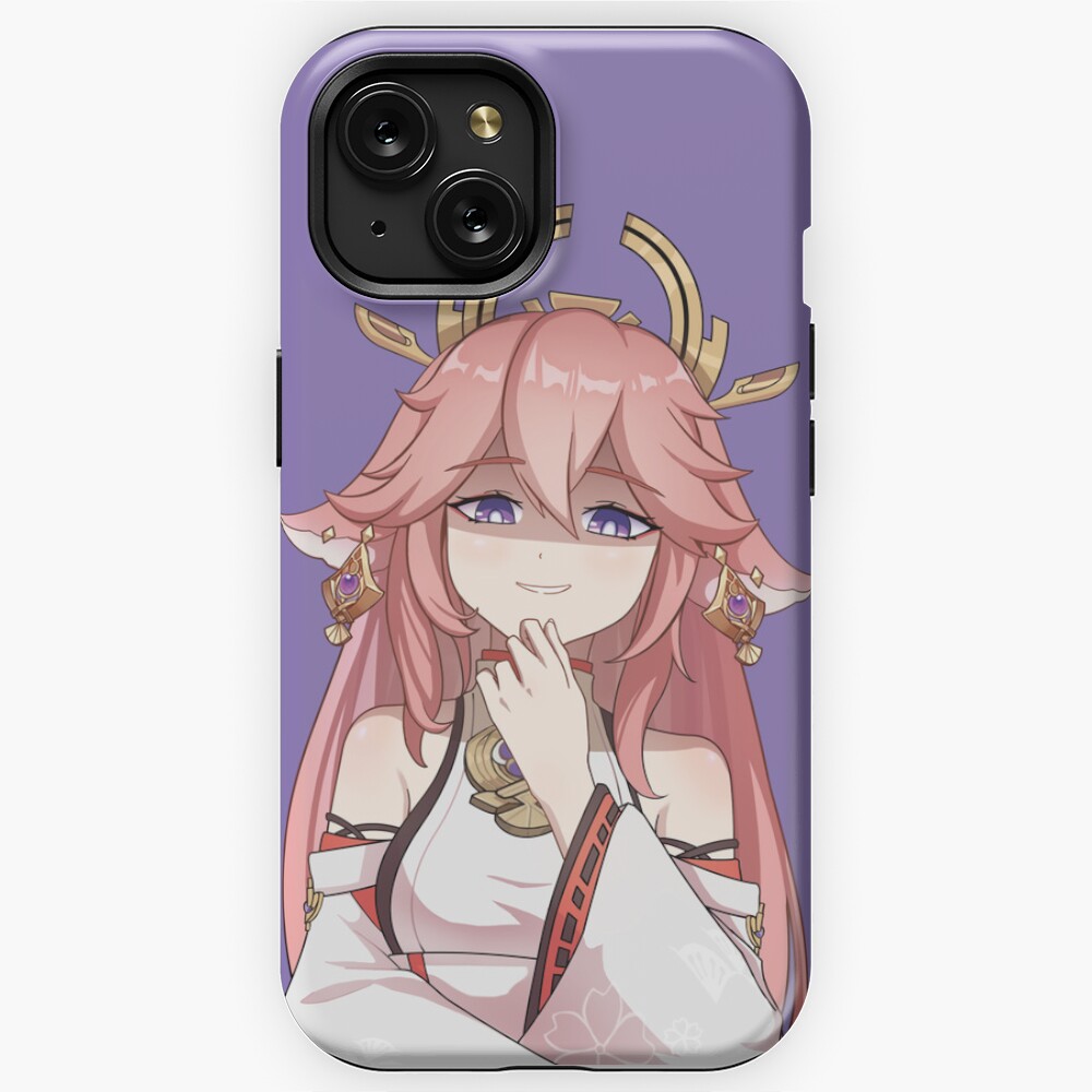"Yae Miko Smug" Sticker for Sale by SongJoArts | Redbubble