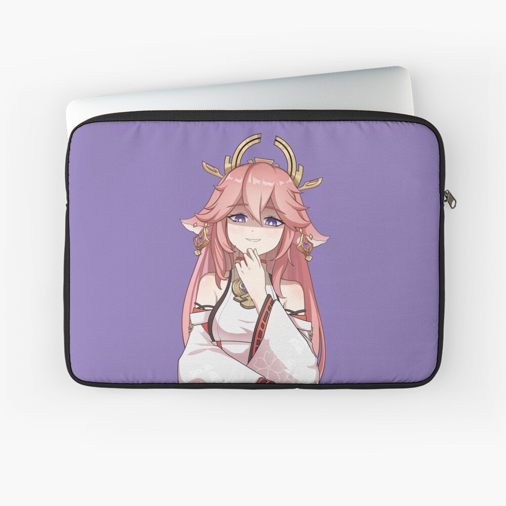 "Yae Miko Smug" Sticker for Sale by SongJoArts | Redbubble